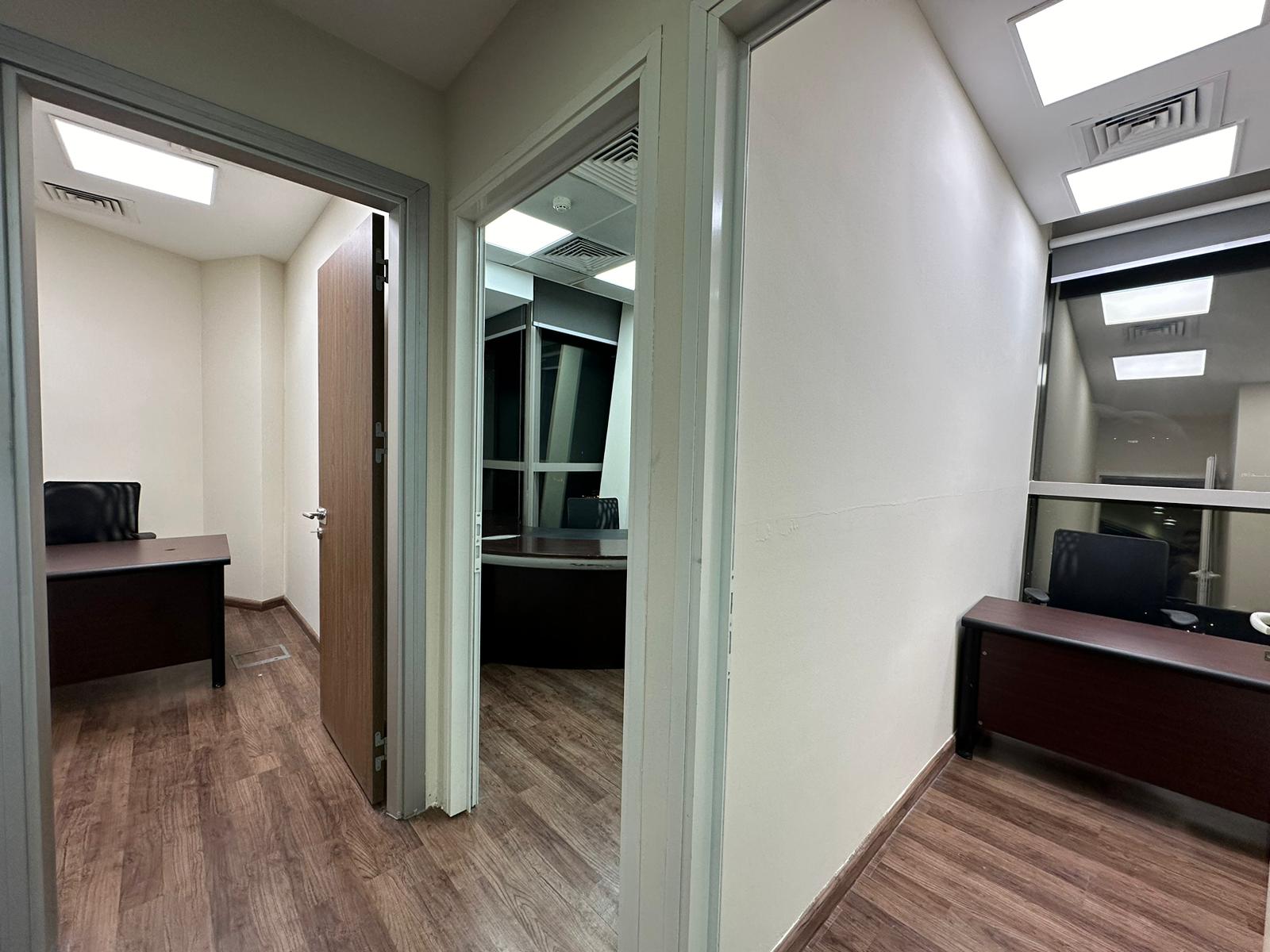 Fully Fitted with Partitions Office Space at Palm Tower B for Rent ...